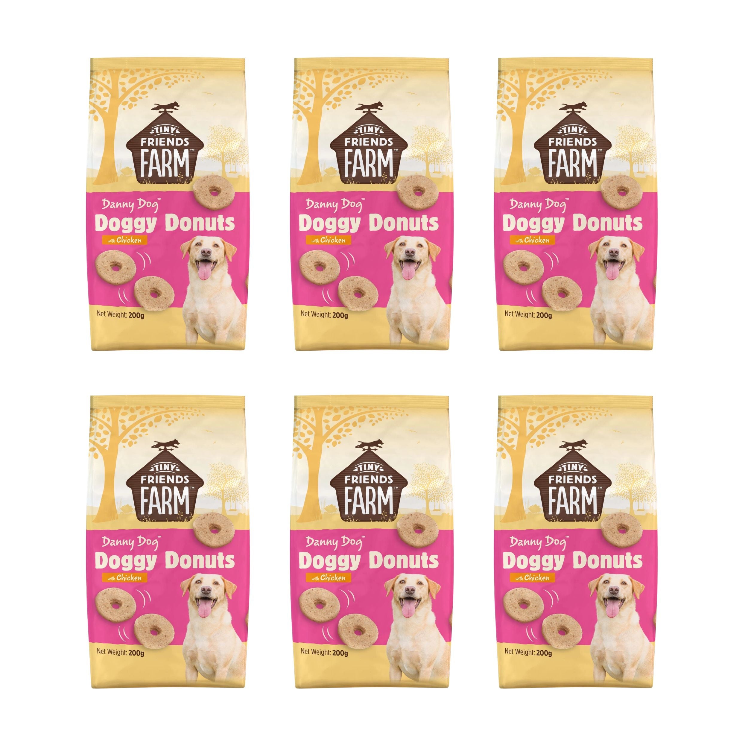 Tiny Friends Farm Danny Dog Doggy Donuts Chicken Dog Treats