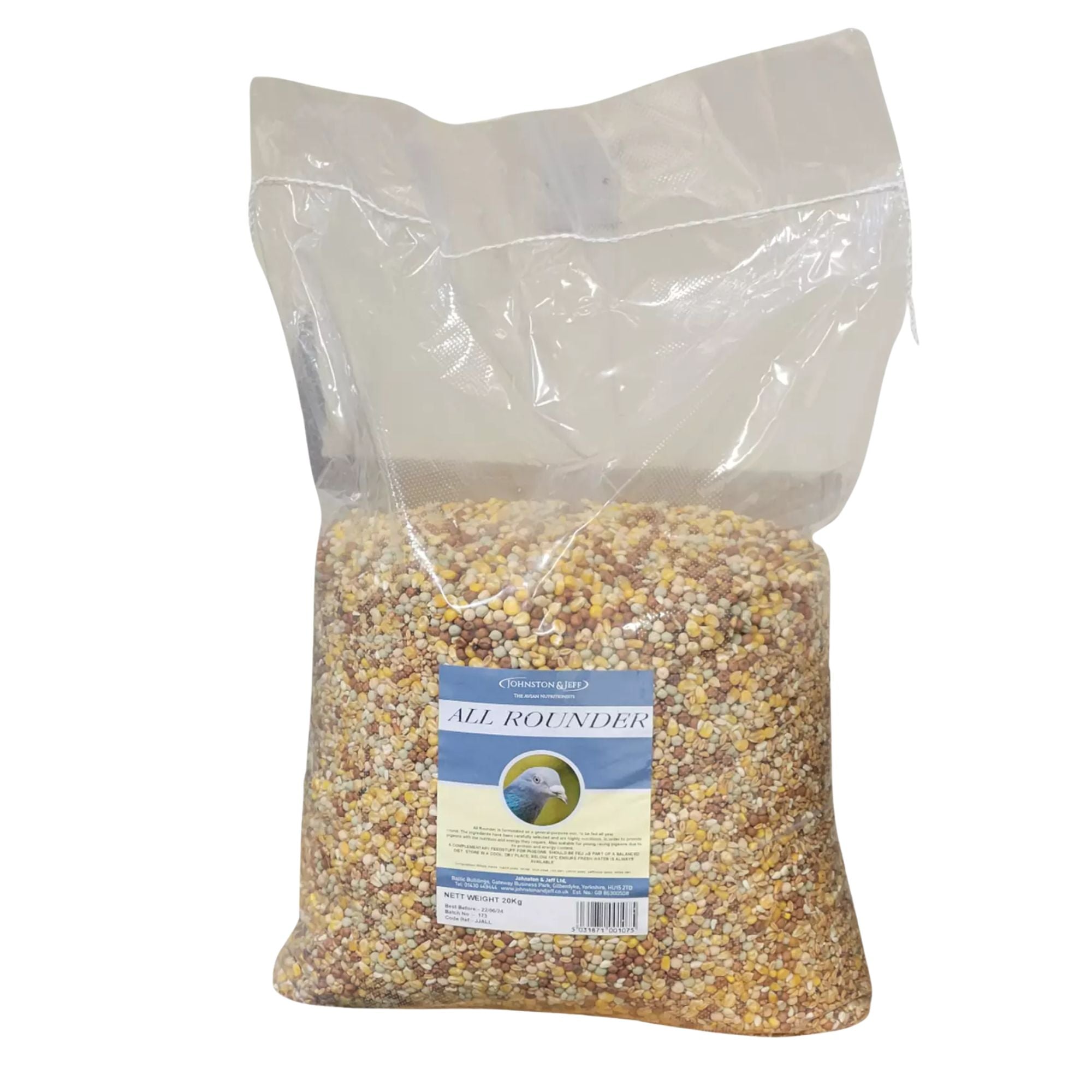 Buy J&J All Rounder Pigeon Corn 20kg - Percys Pet Products