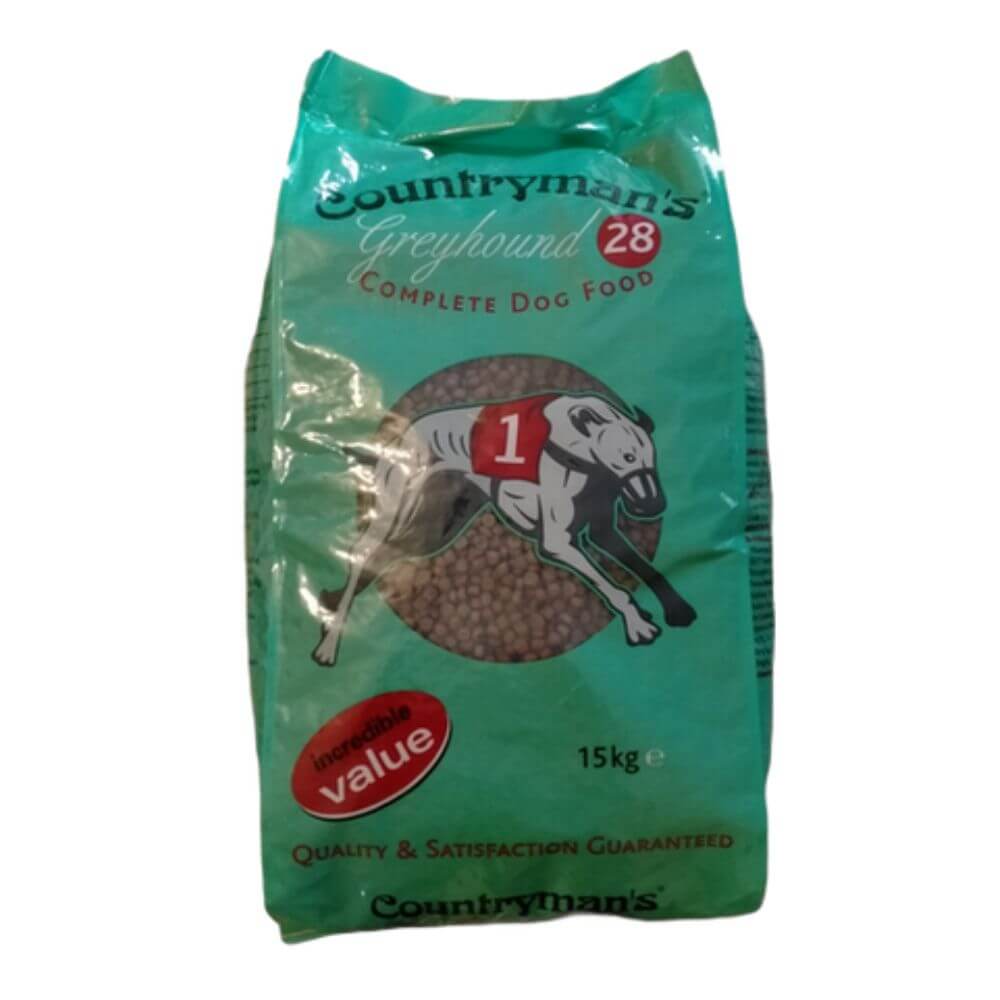 Buy Greyhound 28 Complete Dog Food 15kg - Percys Pet Products